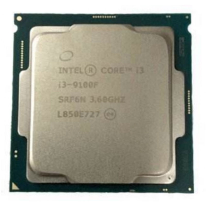 英特尔酷睿CPU散片台式机电脑CPU处理器 酷睿 I3-9100F 英特尔 I3 9100F散片 四核9代全新