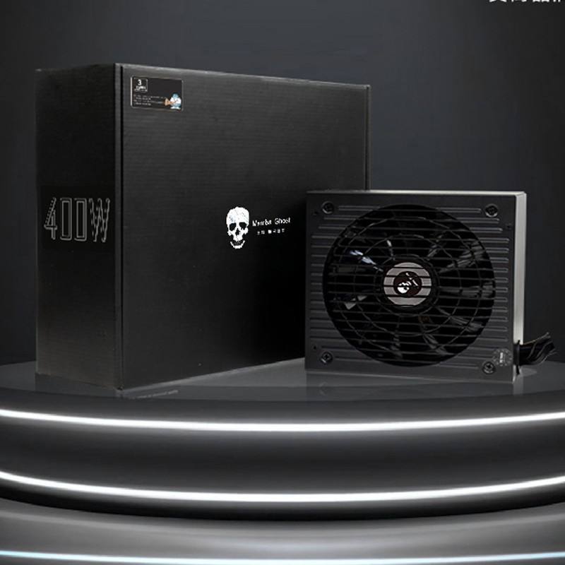 美商曼巴幽灵 AS500台式主机电源 额定400W 盒装带线 送鼠标垫