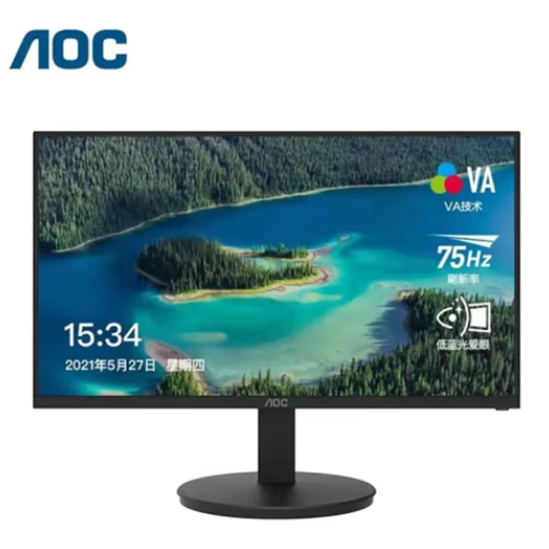 AOC 21.5英寸显示器 22E11HM 全高清VA广视角 TUV低蓝光不闪屏 HDMI+VGA_21.5英寸显示器_显示器_DIY散件_世 ...