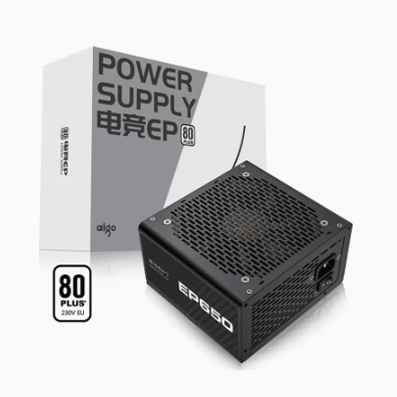 主推 特价爱国者EP650白牌电脑电源额定650W台式主机箱电源ATX显卡电源黑色白色2色可选