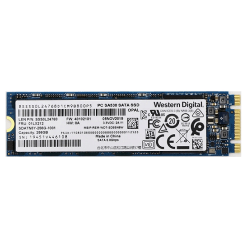 （正品）512G 全新WD西数蓝盘 SA530 512G M.2 NGFF 笔记本电脑固态硬盘2280 SATA协议 ngff固态硬盘SSD 老款协议