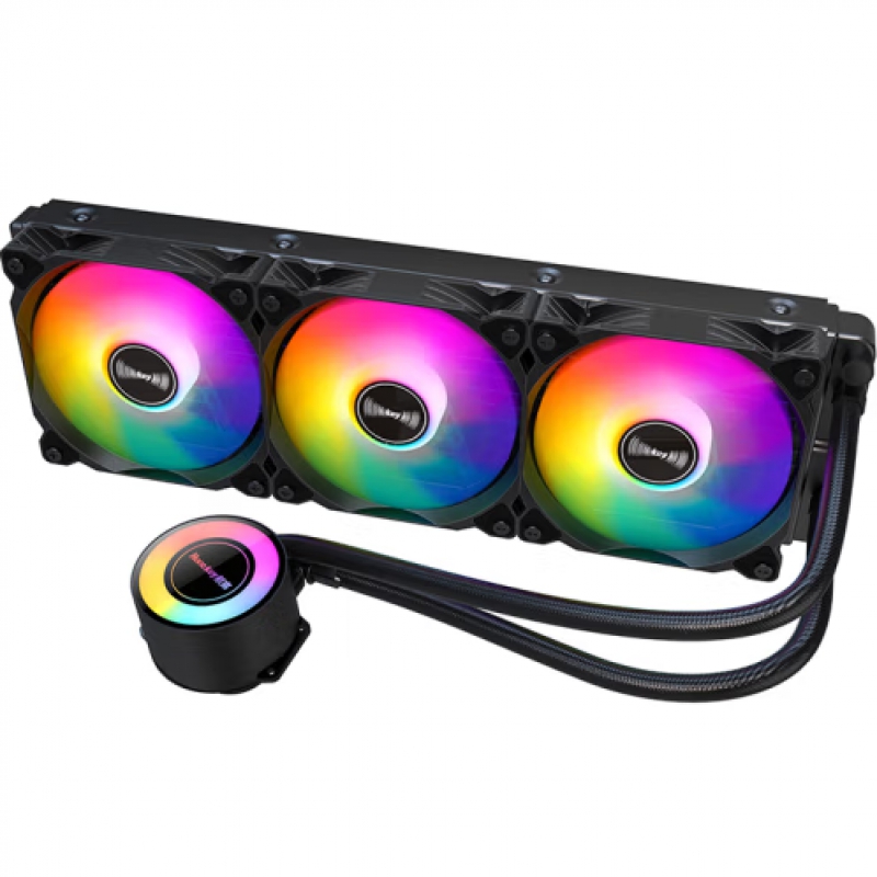 （官方正品）GX360R虎鲨 航嘉（Huntkey） CPU水冷散热器 一体式水冷 水冷排（支持Intel/AMD/ARGB幻彩） GX360R虎鲨（360水冷） 支持多平台/ARGB神光同步 ...